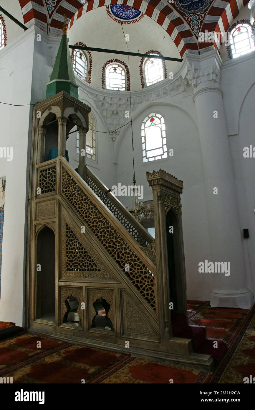 Located in Istanbul, Turkey, Mehmet Aga Mosque was built in the 16th ...