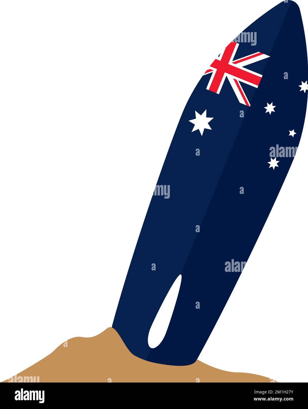australia flag surfboard Stock Vector Image & Art - Alamy
