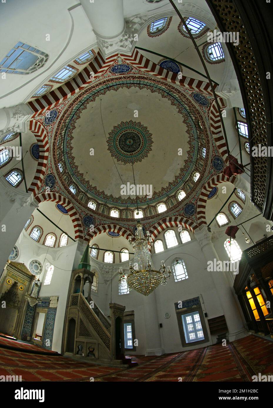 Located in Istanbul, Turkey, Mehmet Aga Mosque was built in the 16th ...