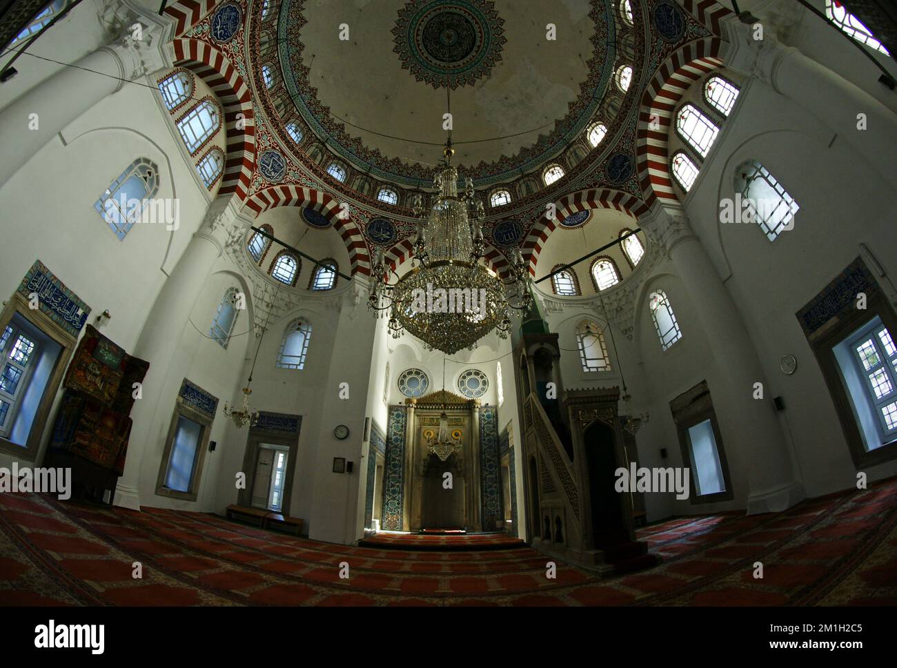 Located in Istanbul, Turkey, Mehmet Aga Mosque was built in the 16th ...