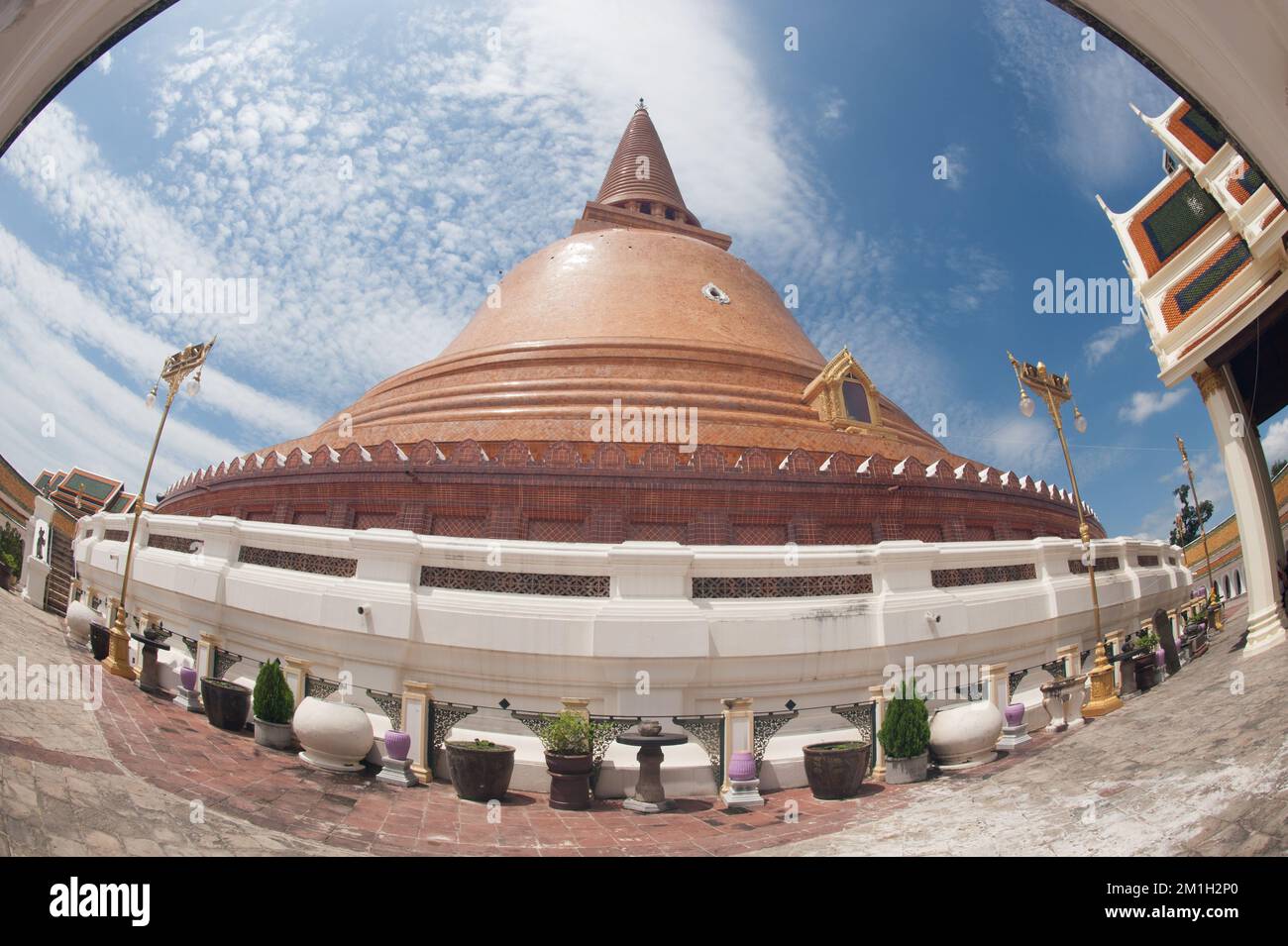 Phra Pathom Chedi, the largest and most important in Thailand. The ...