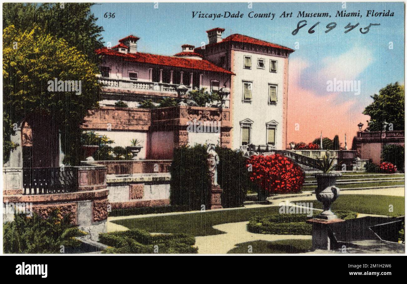 Vizcaya-Dade County Art Museum, Miami, Florida , Galleries & museums ...