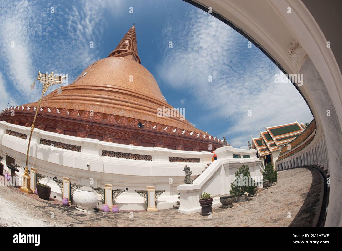 Phra Pathom Chedi, the largest and most important in Thailand. The ...
