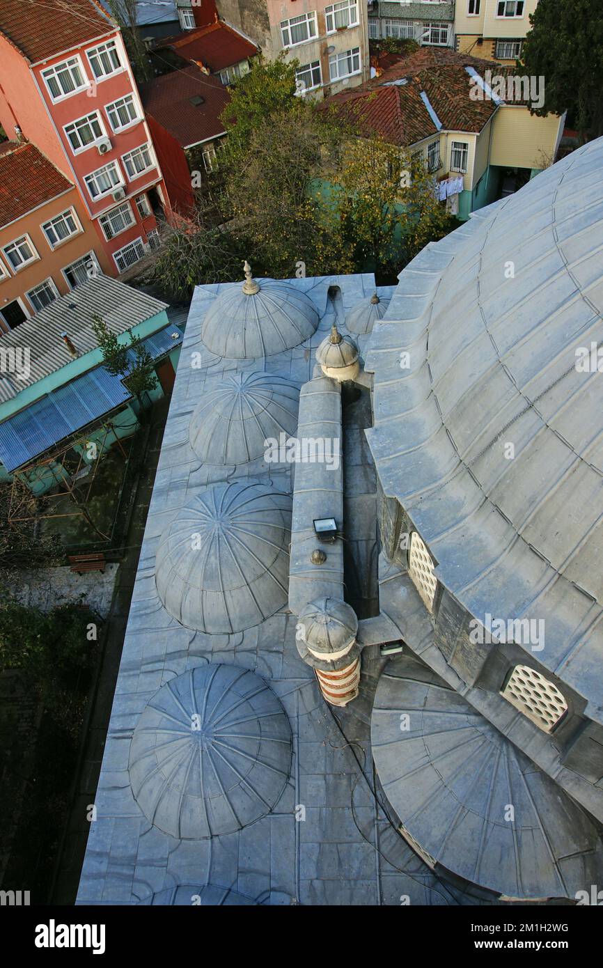 Located in Istanbul, Turkey, Mehmet Aga Mosque was built in the 16th ...