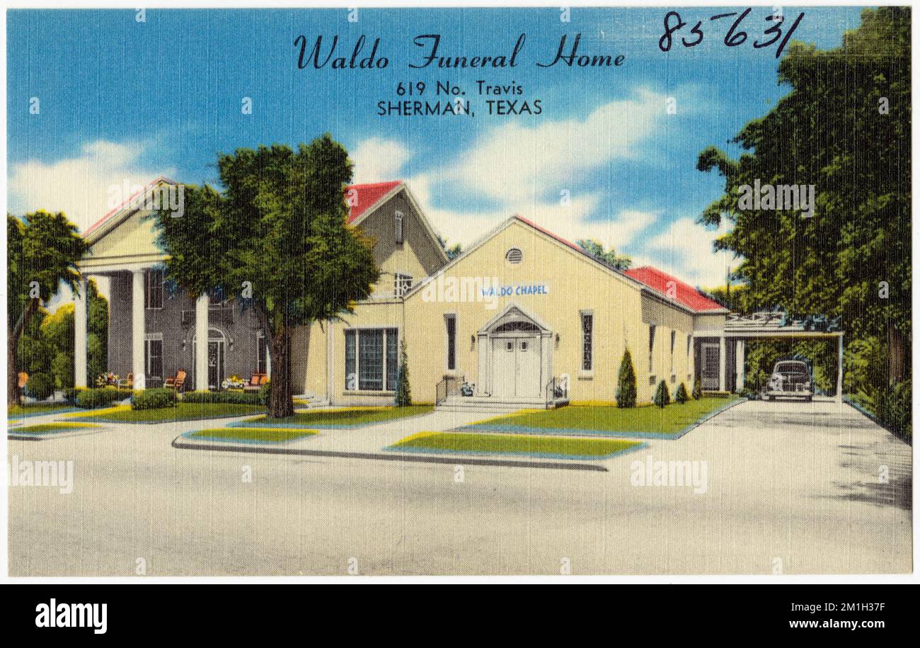 Waldo Funeral Home, 619 No. Travis, Sherman, Texas , Morgues ...