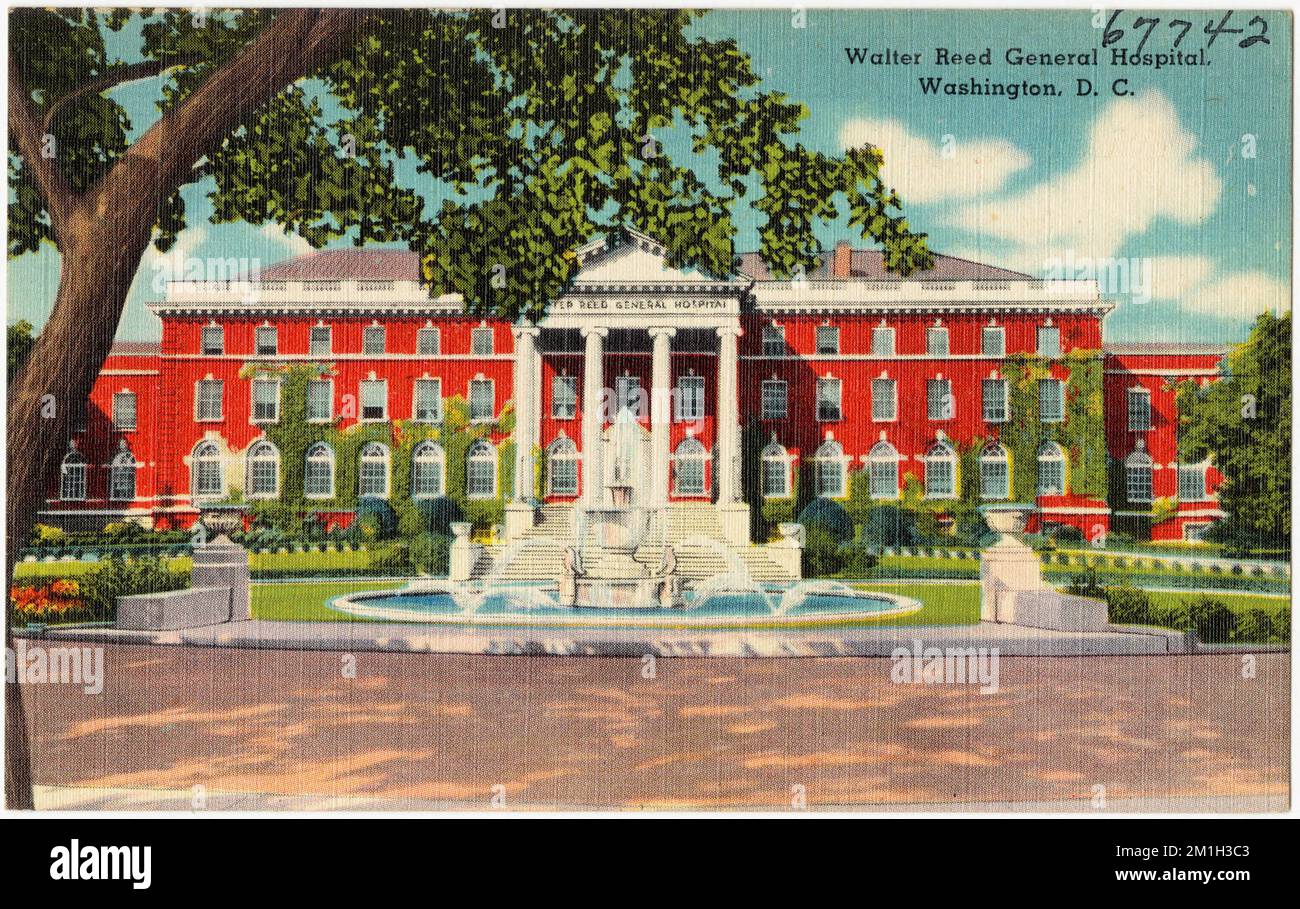 Walter Reed General Hospital, Washington, D. C. , Hospitals, Tichnor ...
