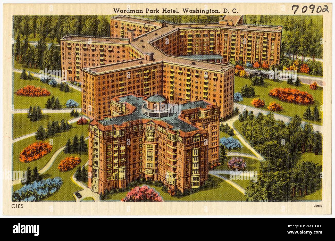 Wardman Park Hotel, Washington, D. C. , Hotels, Tichnor Brothers ...