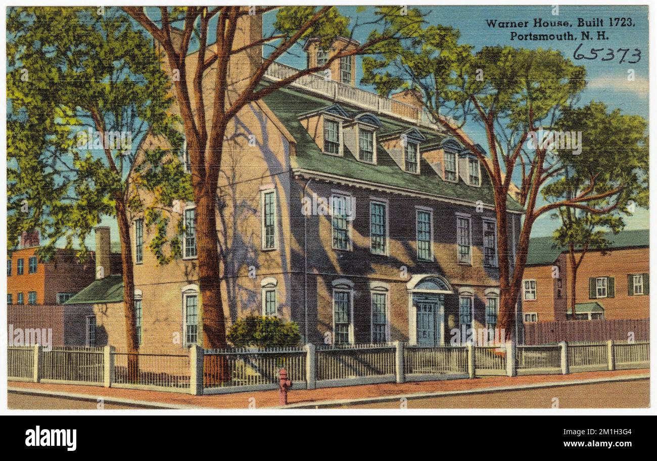 Warner House, built 1723, Portsmouth, N.H. , Historic buildings, Houses ...