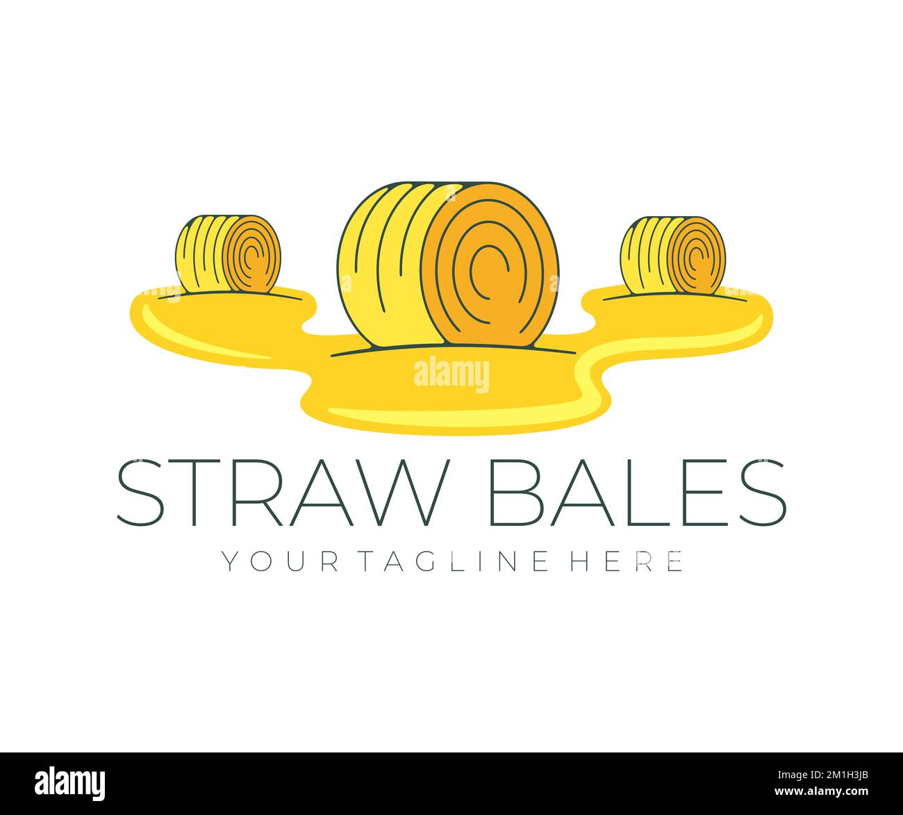 Harvesting field icon Stock Vector Images - Alamy