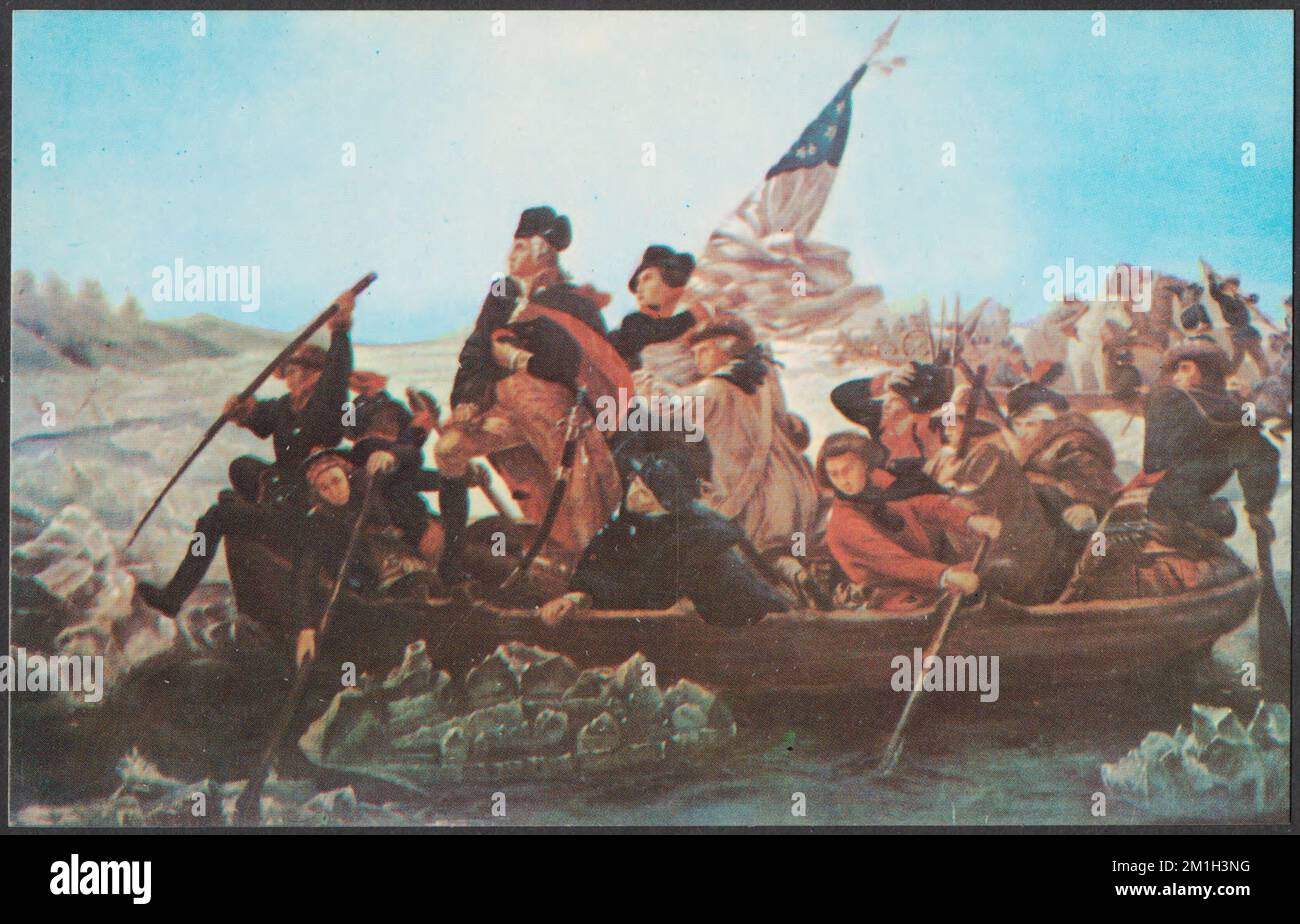 Washington crossing the Delaware River , Rivers, Washington, George ...