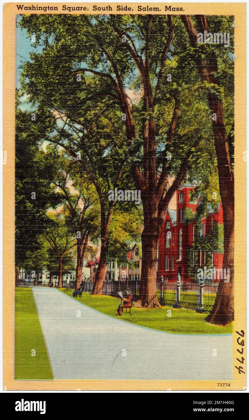 Washington Square, South Side, Salem, Mass. , Cities & towns, Plazas ...