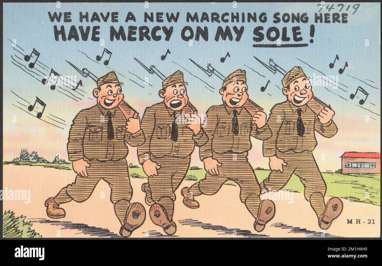 We have a new marching song here, have mercy on my sole! , Military ...