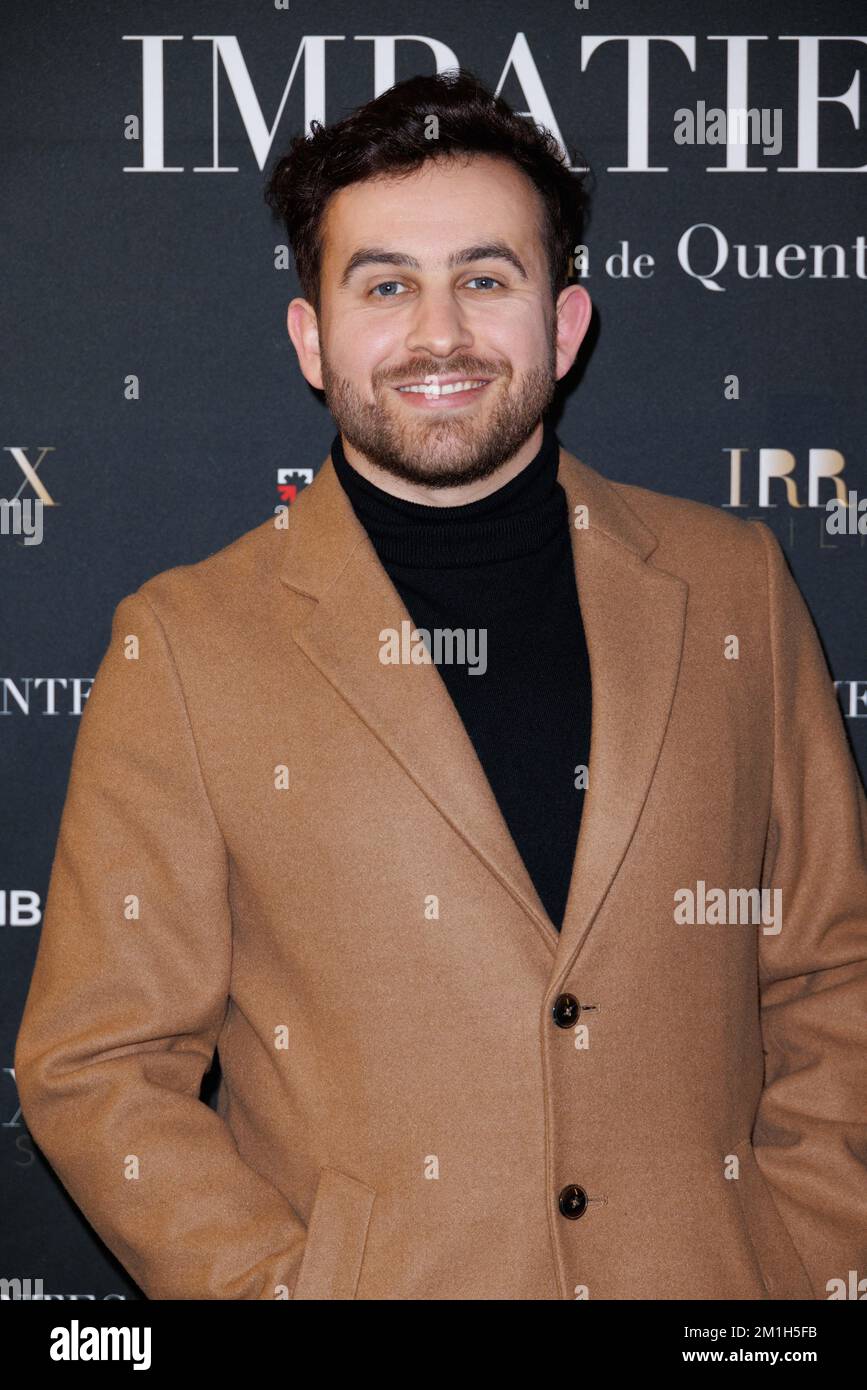 Paris, France on December 12, 2022. Director Quentin Delcourt attending ...