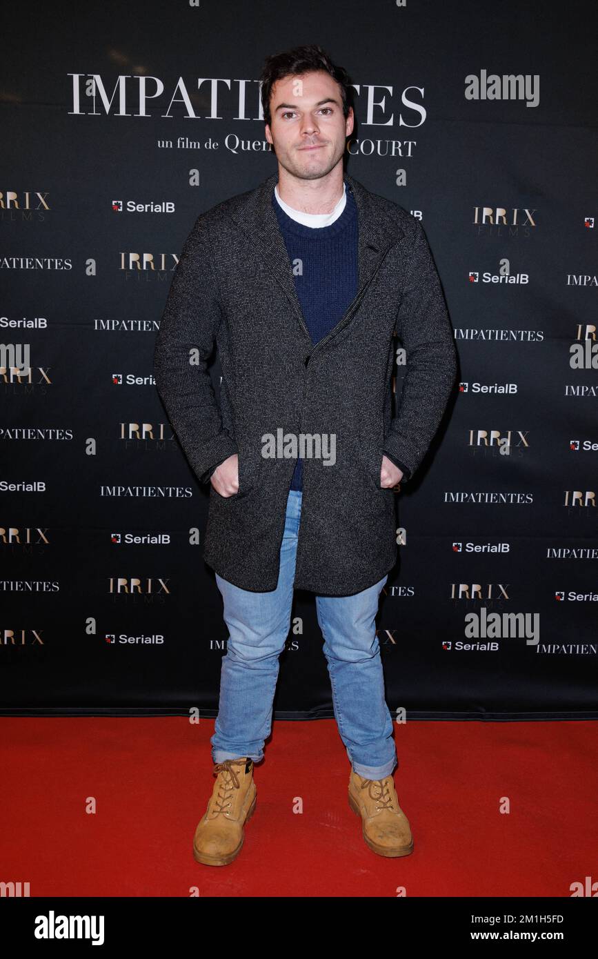 Paris, France on December 12, 2022. Edouard Berchiche attending the ...