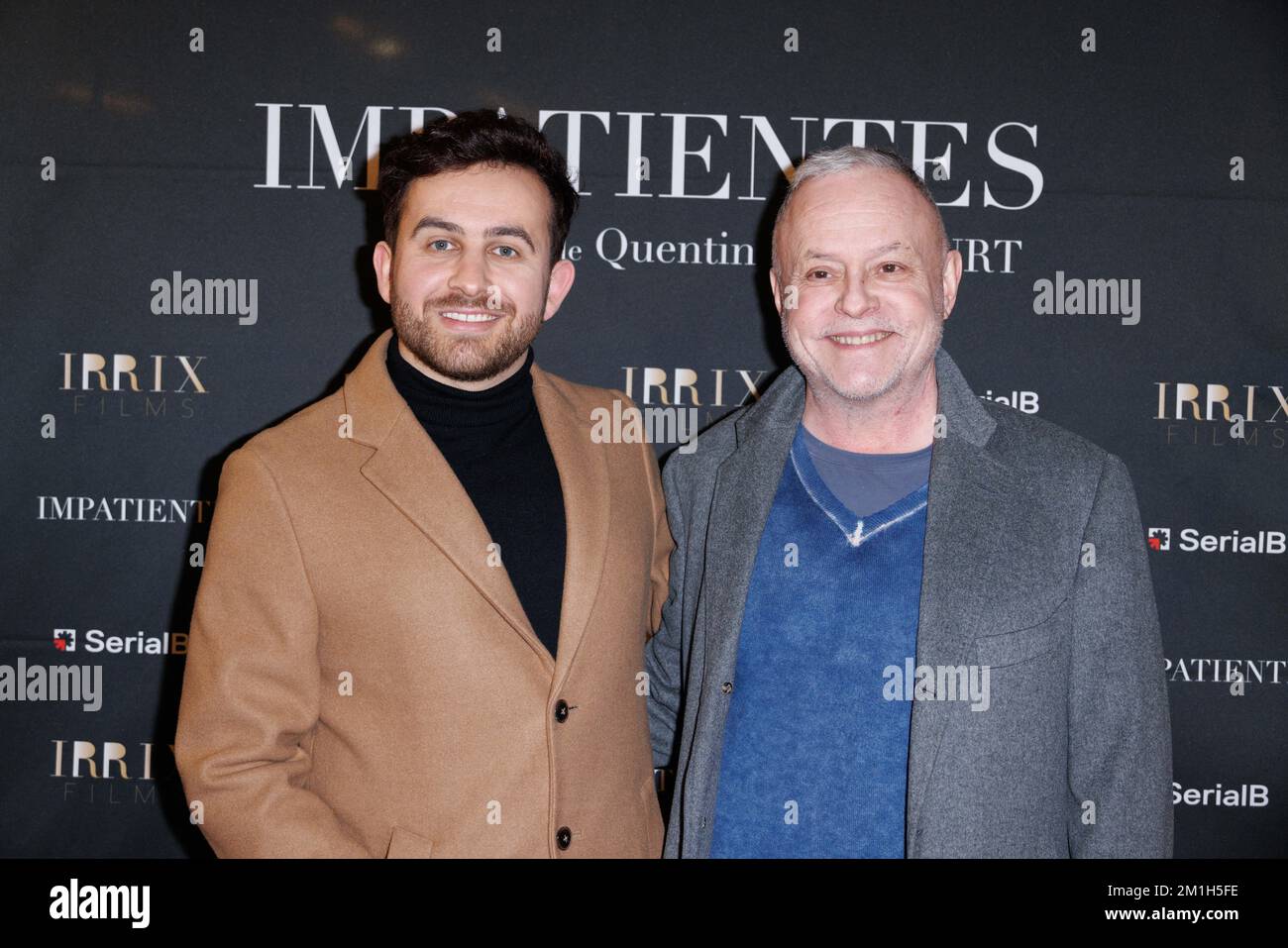 Paris, France on December 12, 2022. Director Quentin Delcourt, Neal ...