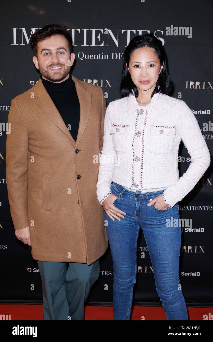 Paris, France on December 12, 2022. Director Quentin Delcourt, Linh Dan Pham attending the ...