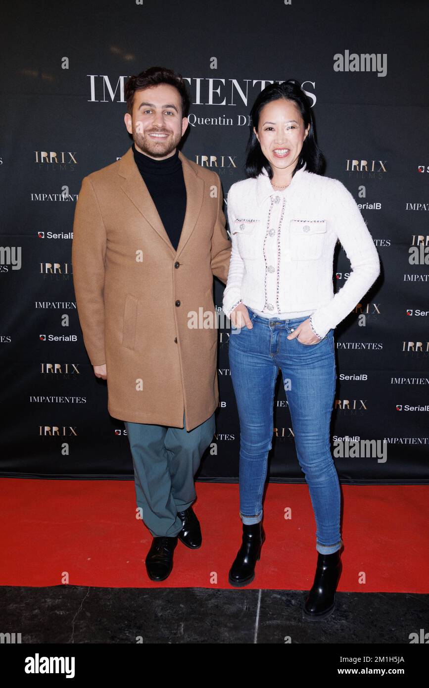 Paris, France on December 12, 2022. Director Quentin Delcourt, Linh Dan Pham attending the ...