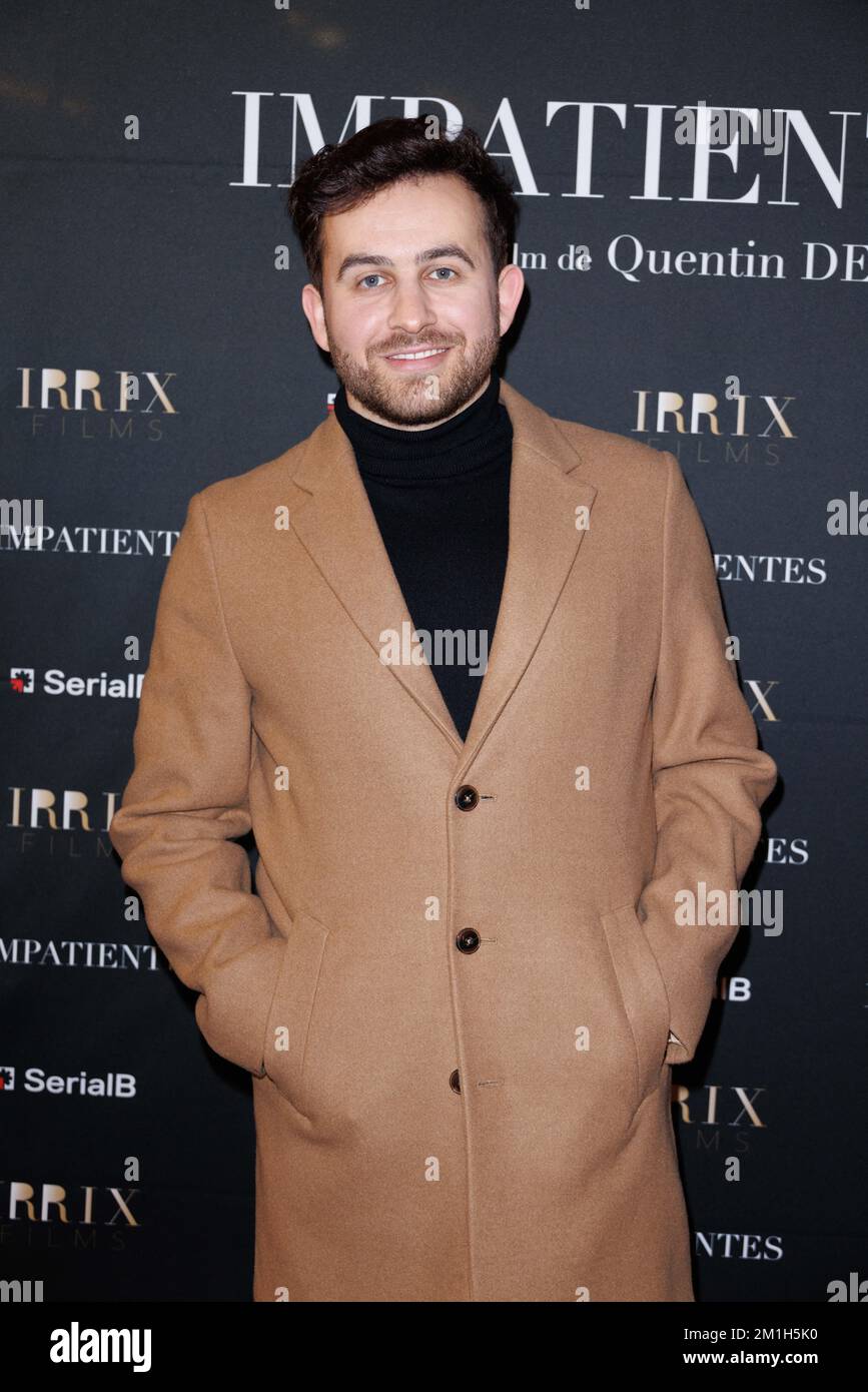 Paris, France on December 12, 2022. Director Quentin Delcourt attending ...