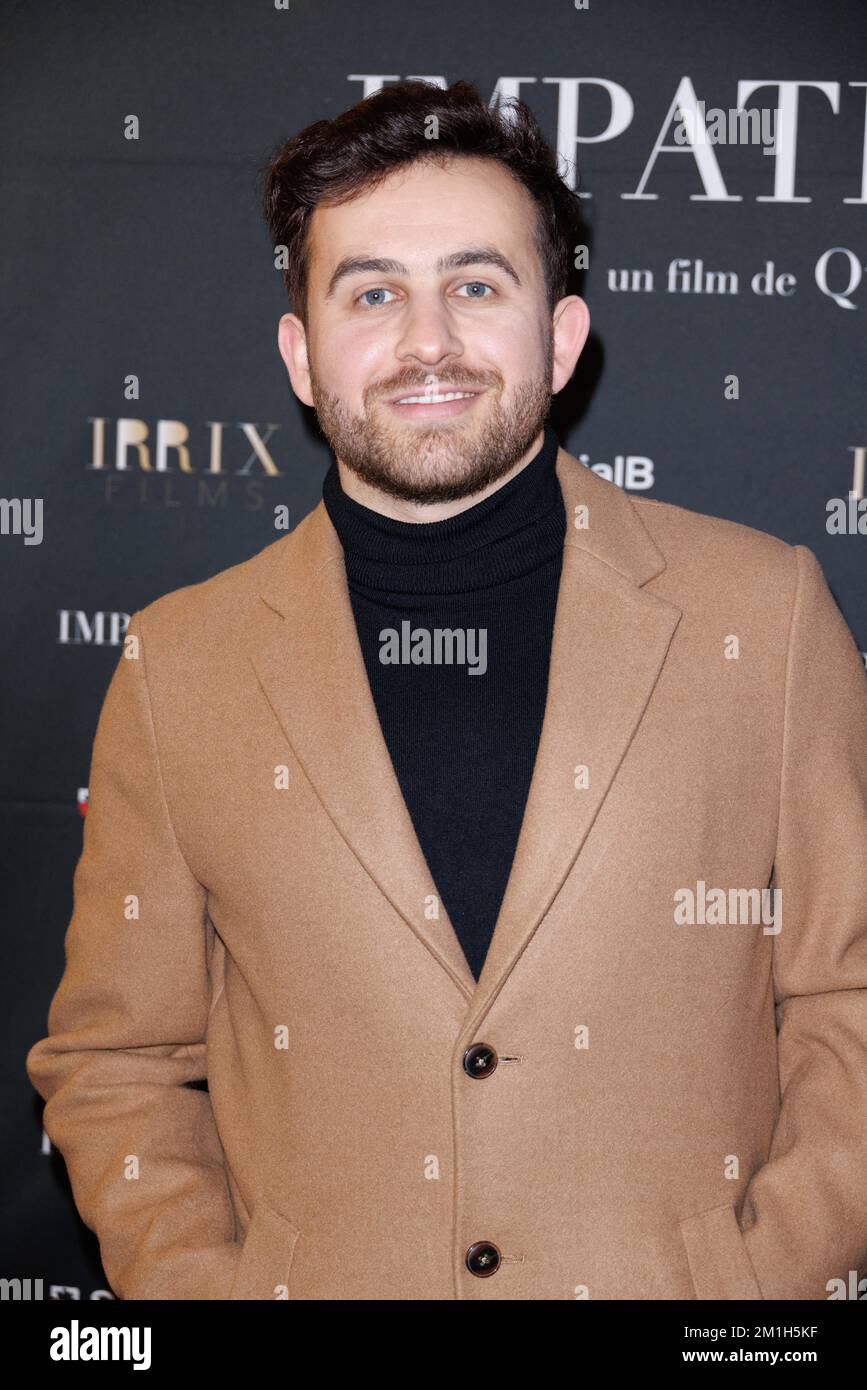 Paris, France on December 12, 2022. Director Quentin Delcourt attending ...