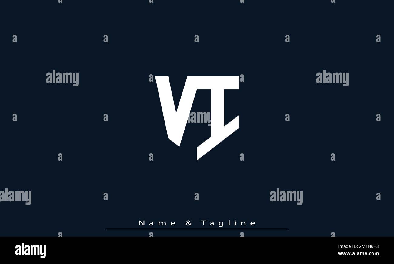 Alphabet letters Initials Monogram logo VI , IV Stock Vector Image & Art - Alamy