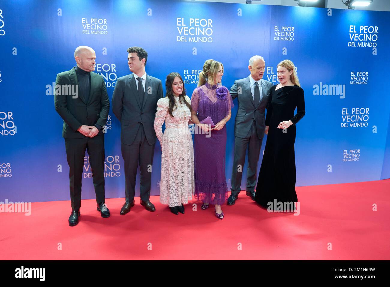 Madrid. Spain. 20221212, Tom Hanks, Mariana Trevino, Marc Forster ...