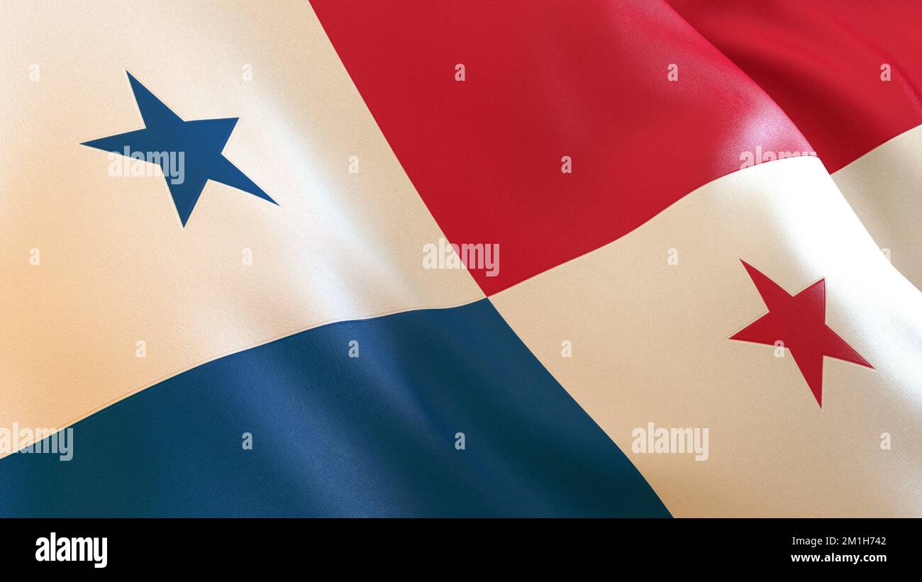 Panamanian national flag hi-res stock photography and images - Alamy