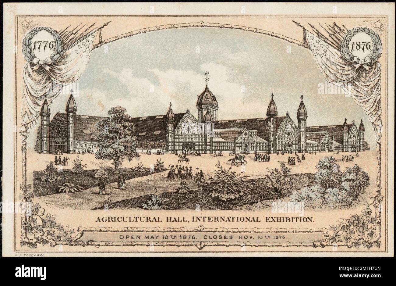 Agricultural Hall, International Exhibition. Open May 10th, 1876 ...
