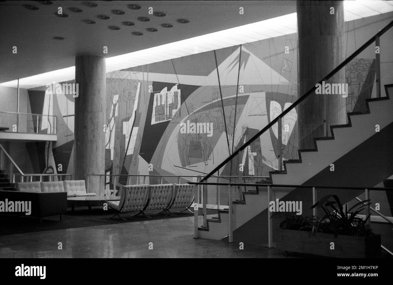 Teatro San Martín new premises, Buenos Aires, Argentina, 1960 Stock ...