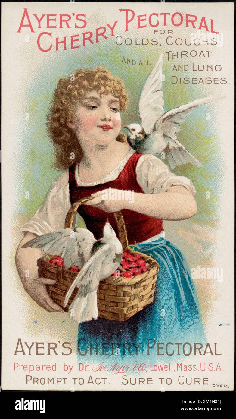 Ayer's Cherry Pectoral for cold, coughs and all throat and lung ...