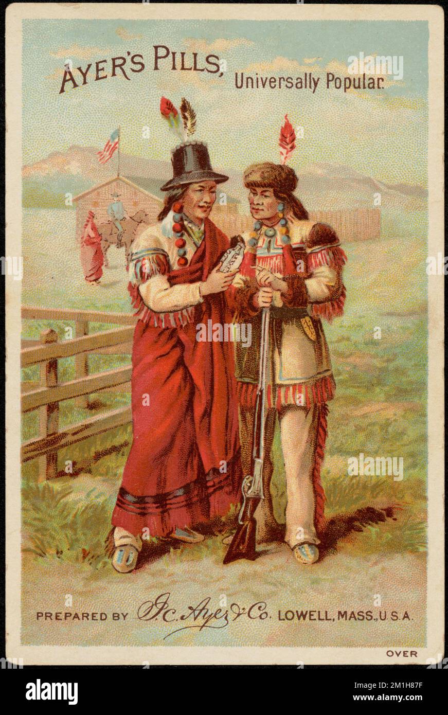 Ayer's Pills, universally popular. , Indigenous peoples, Patent ...