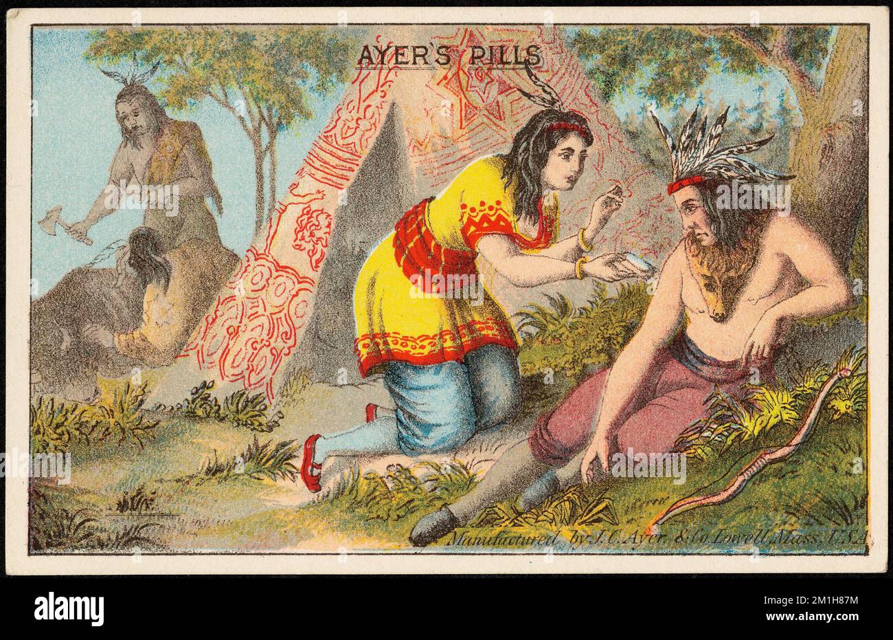 Ayer's Pills , Indigenous peoples, Patent medicines, 19th Century ...
