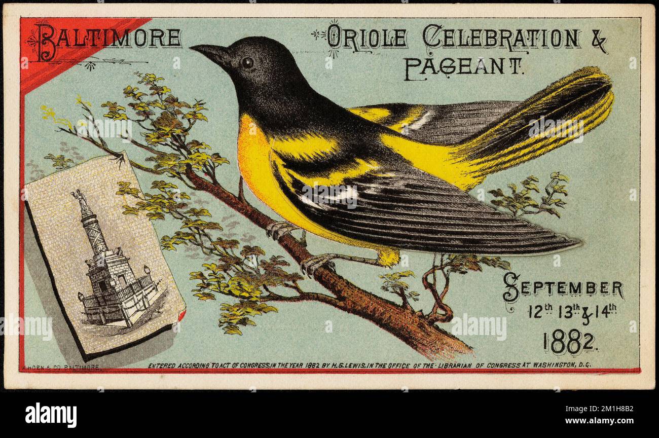 Baltimore, oriole celebration & pageant. September 12th, 13th & 14th ...