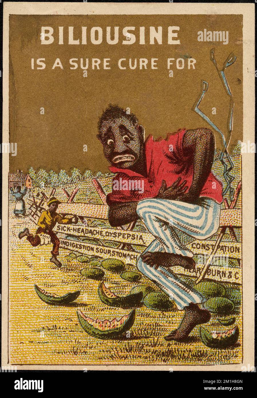 Biliousine is a sure cure for sick-headache, dyspepsia, constipation ...