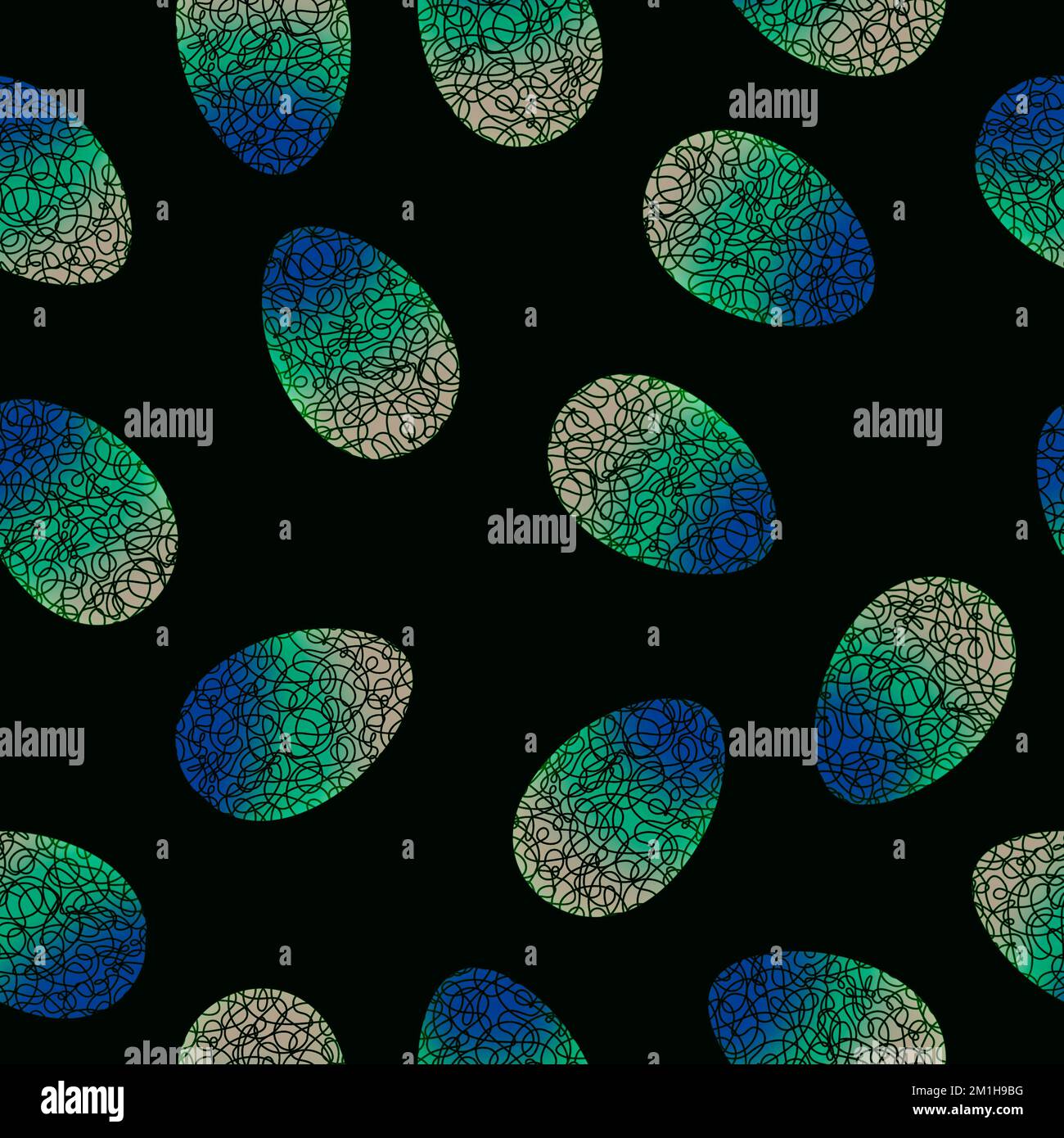 Easter eggs seamless spring pattern for kids clothes print and ...