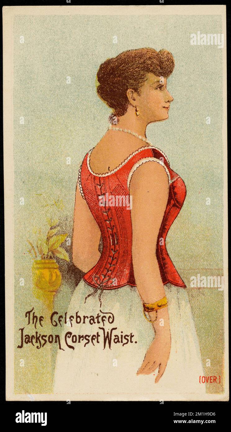 The celebrated Jackson corset waist. , Women, Corsets, 19th Century ...