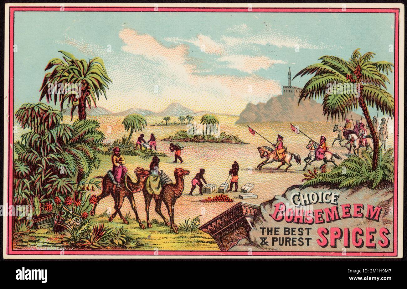 Choice Bohsemeem, the best & purest spices , Caravans, Horses, Camels ...