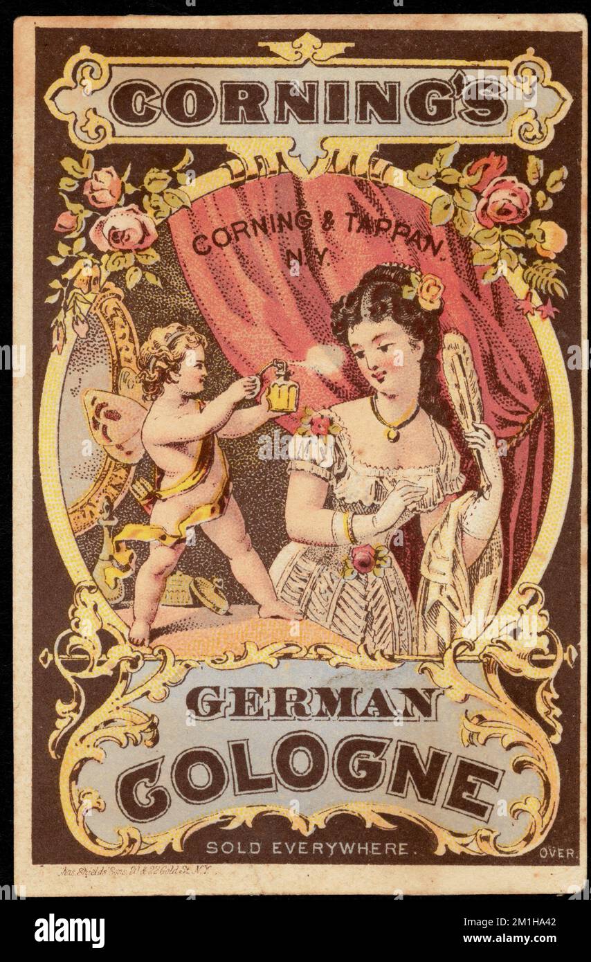 Corning's German Cologne , Women, Fairies, Perfumes, 19th Century ...