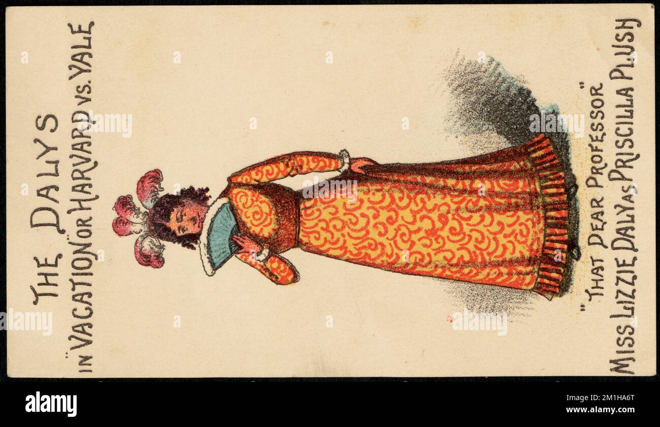 The Dalys in 'vacation' or Harvard vs. Yale - 'That dear professor ...