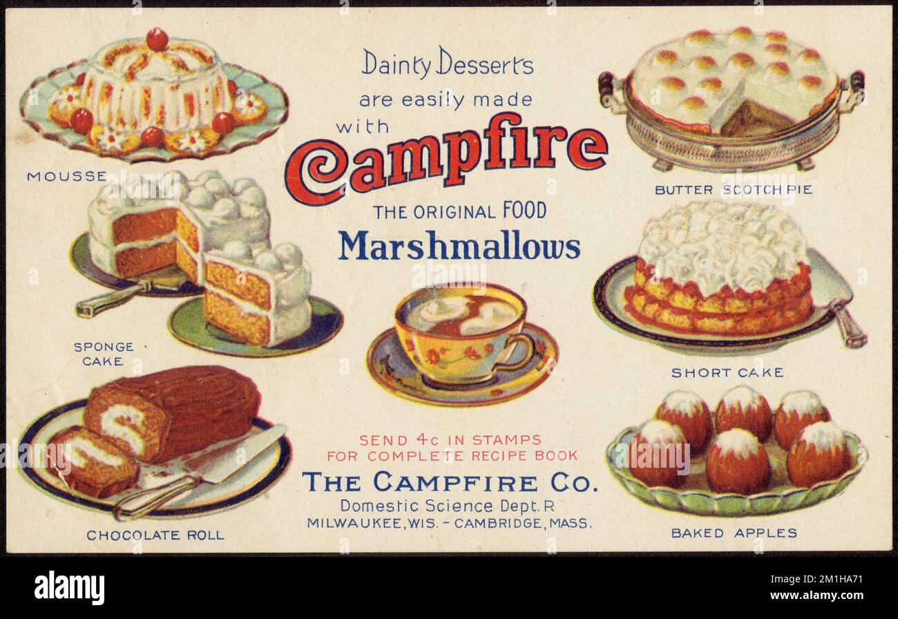 Dainty Desserts are easily made with Campfire Marshmallows, the ...