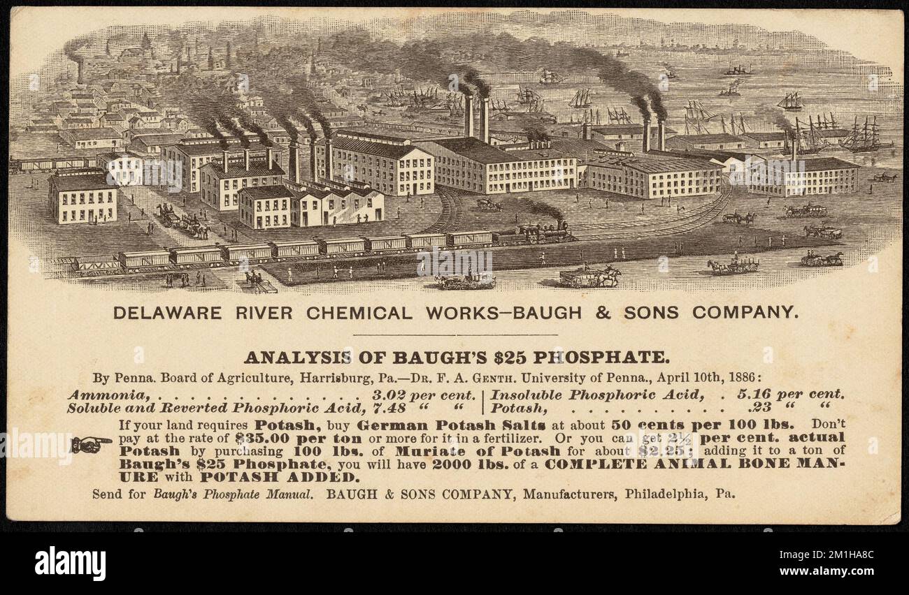 Delaware River Chemical Works - Baugh & Sons Company. Analysis of Baugh ...