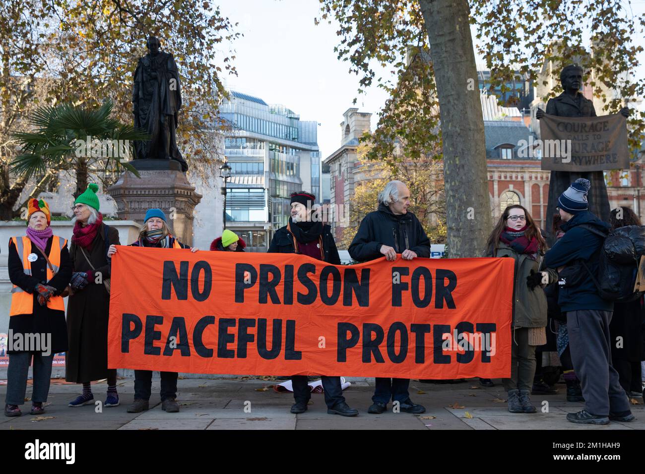 London, UK. 10th December, 2022. Just Stop Oil climate activists and ...