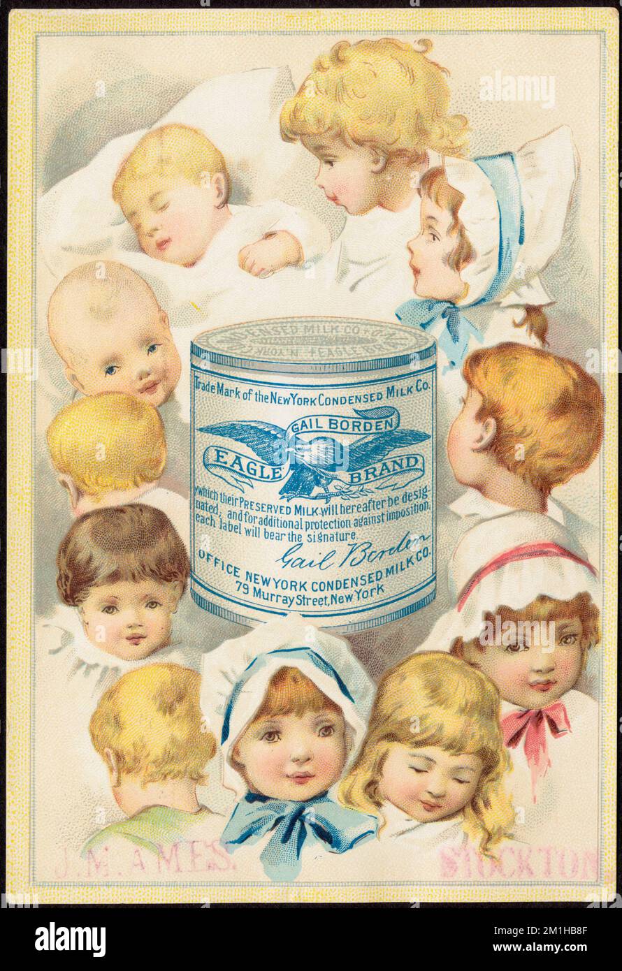 Gail Borden Eagle Brand Condensed Milk , Children, Canned foods, Dairy ...