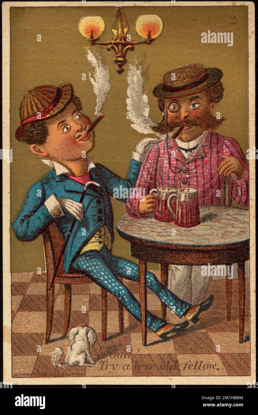 Beer advertisements 1800s hi-res stock photography and images - Alamy