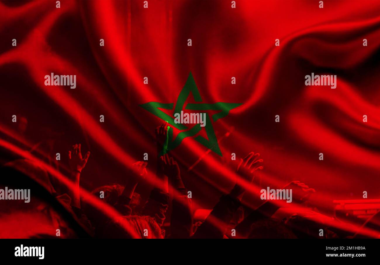 Morocco football celebrating hi-res stock photography and images - Alamy