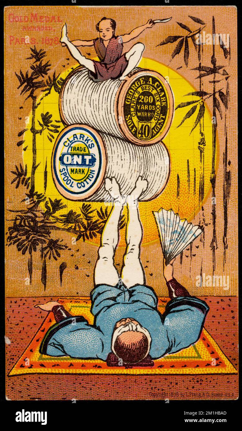 Thread trade cards clark hi-res stock photography and images - Alamy