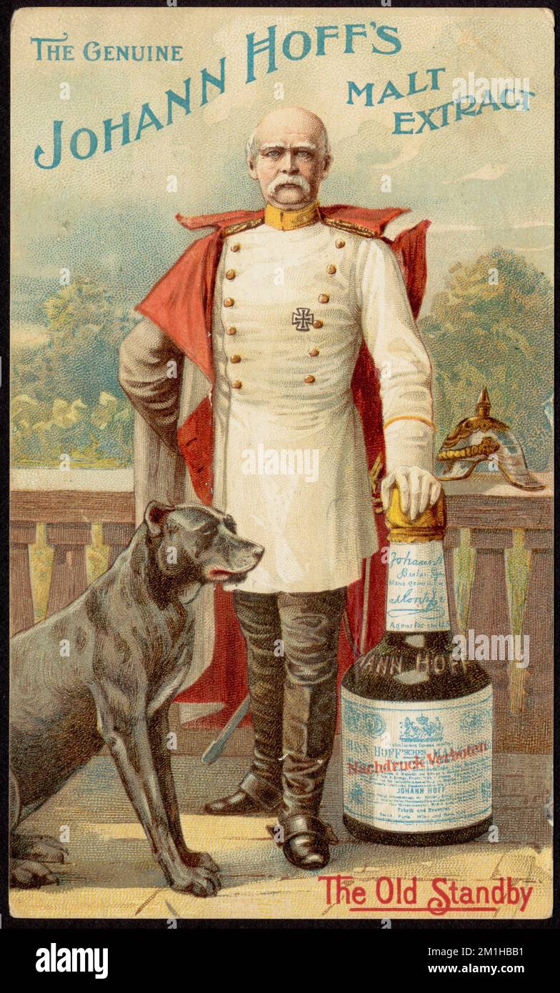 The genuine Johann Hoff's malt extract - the old standby , Men, Dogs ...