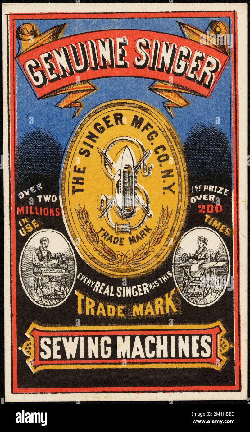 Singer trademark hi-res stock photography and images - Alamy