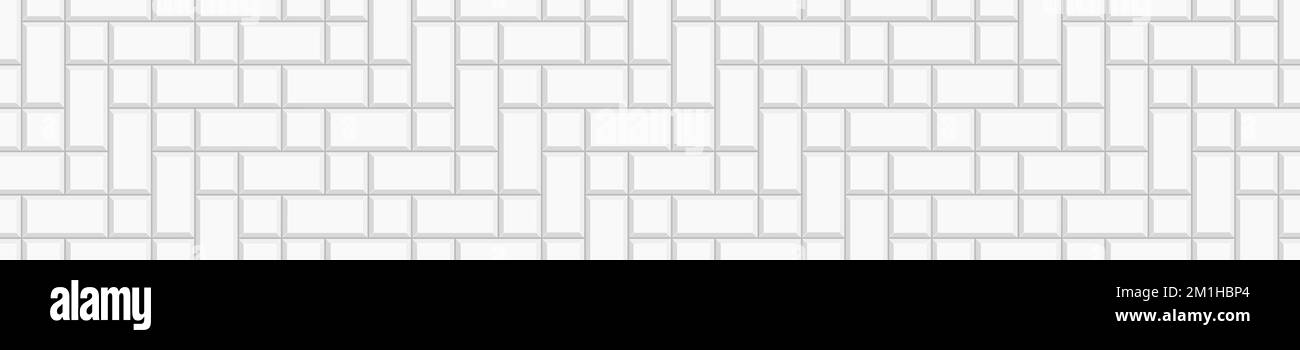 White herringbone inserted tile horizontal texture. Stone or ceramic ...