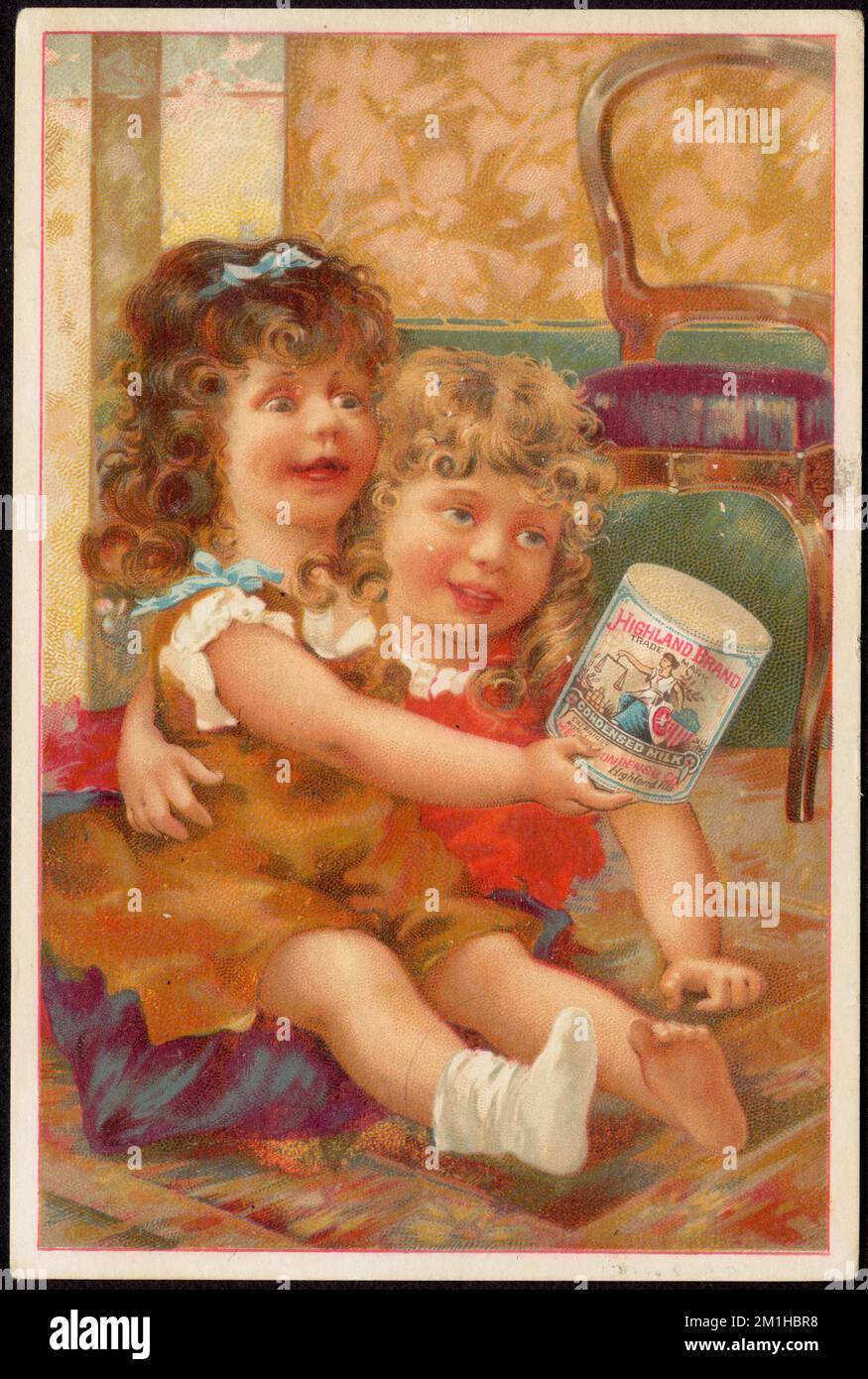 Highland Brand Condensed Milk. , Girls, Canned foods, Dairy products ...