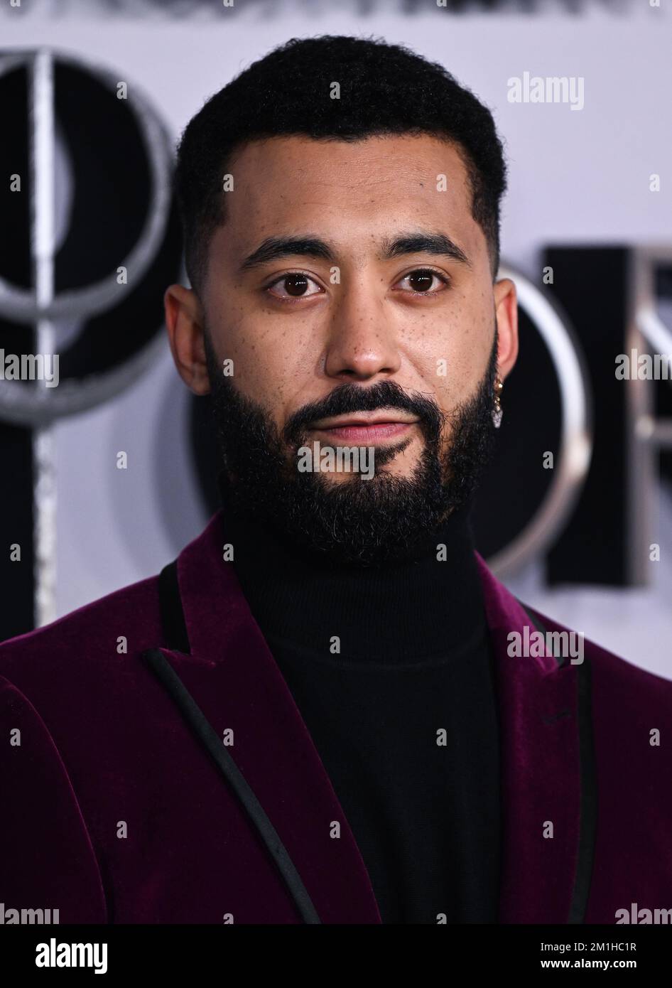 Zach Wyatt arriving at The Witcher Blood Origin Premiere, the BFI ...